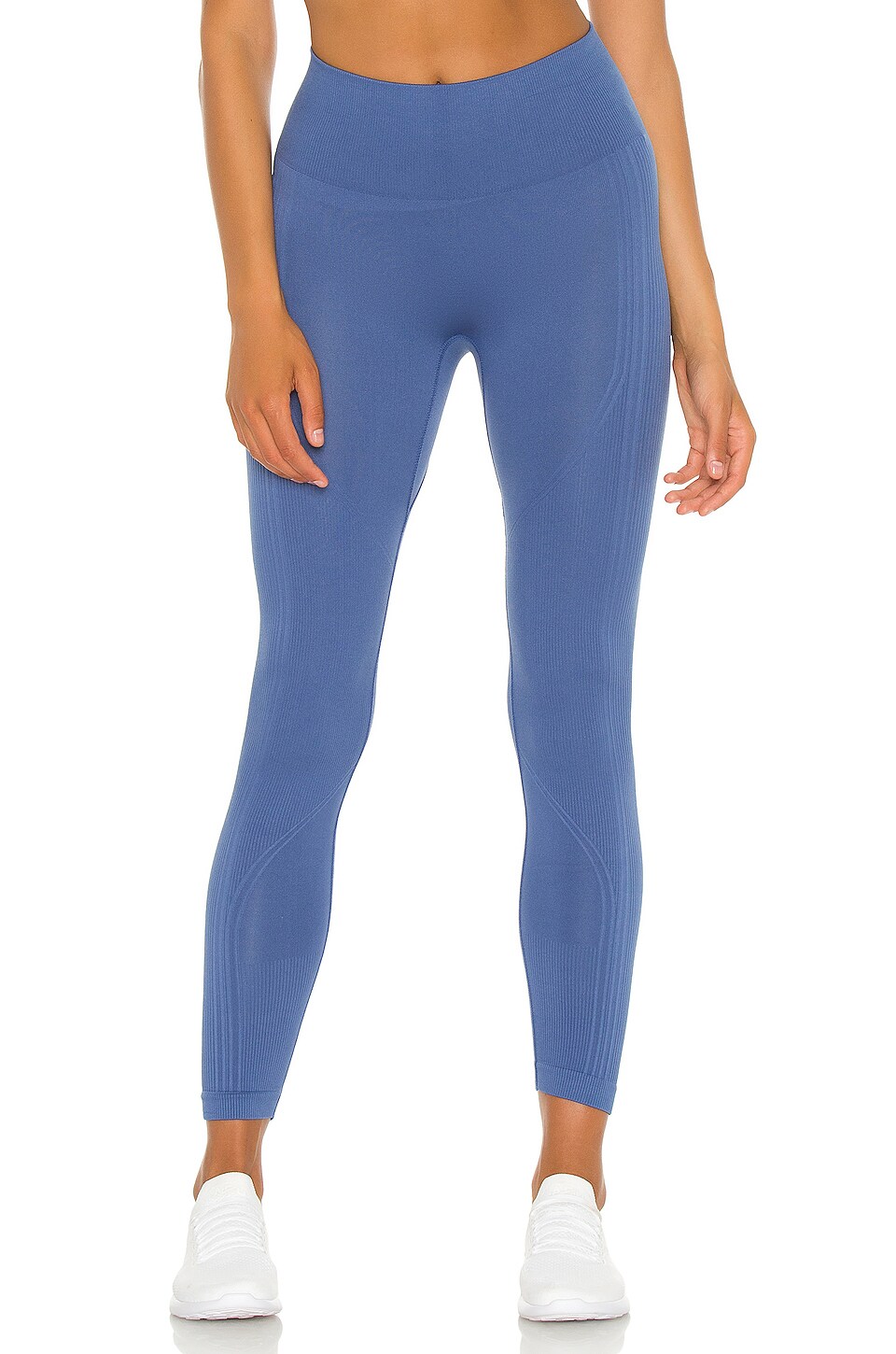 ALALA Rib Seamless Tight in Blue | REVOLVE