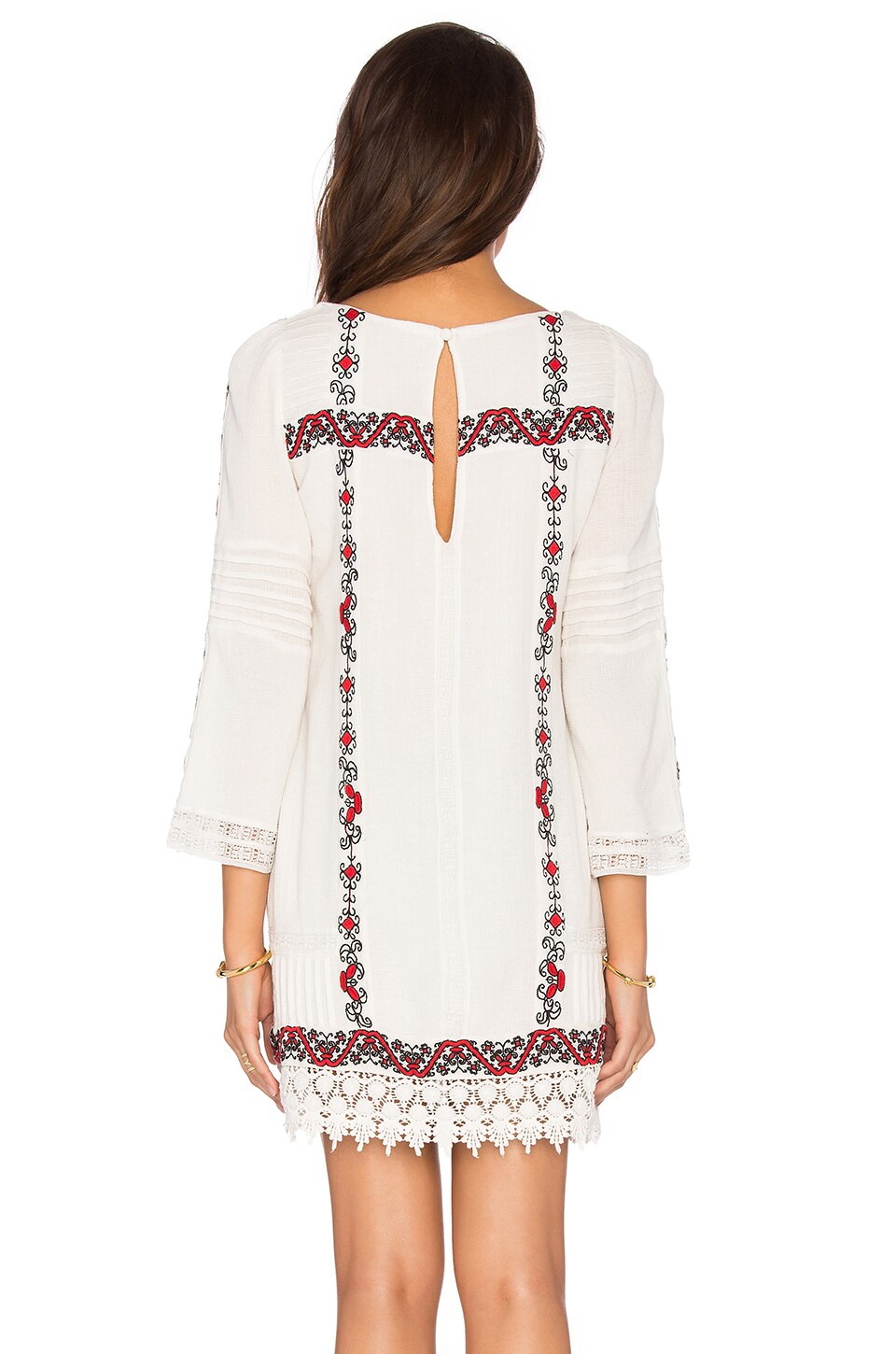 Alice + Olivia Riska Dress in Cream Multi | REVOLVE
