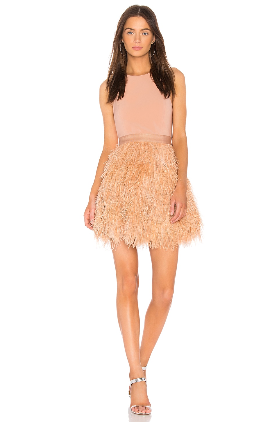 Alice + Olivia Philomena Dress in Rose Tan | REVOLVE