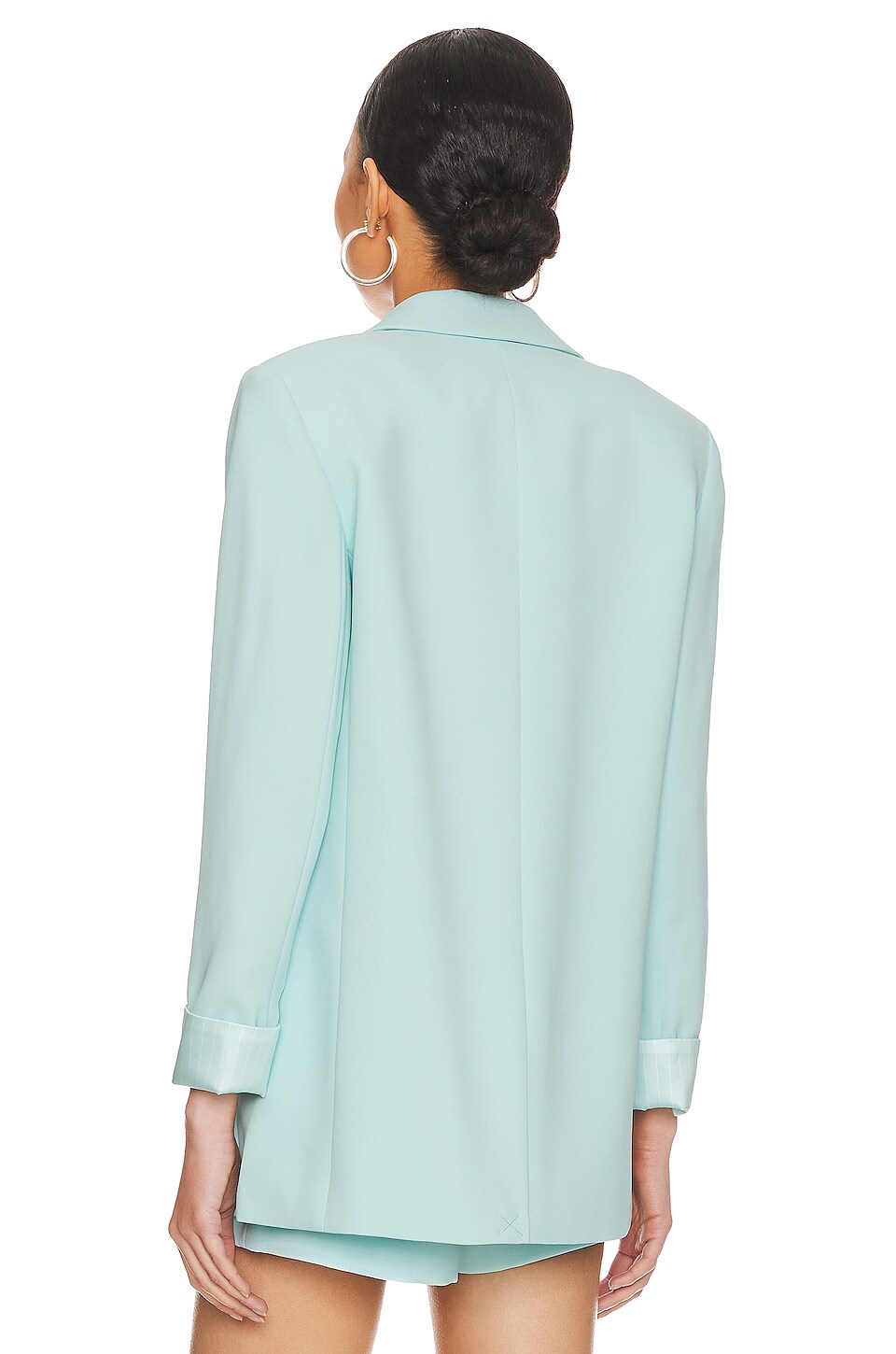 Alice + Olivia Justine Roll Cuff Blazer in Julep | REVOLVE