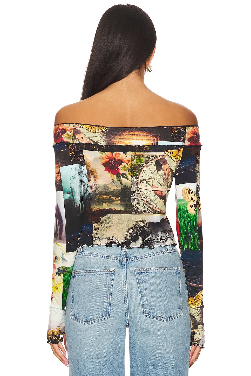 Alice + Olivia Dorinda Top in Eco Fusion | REVOLVE