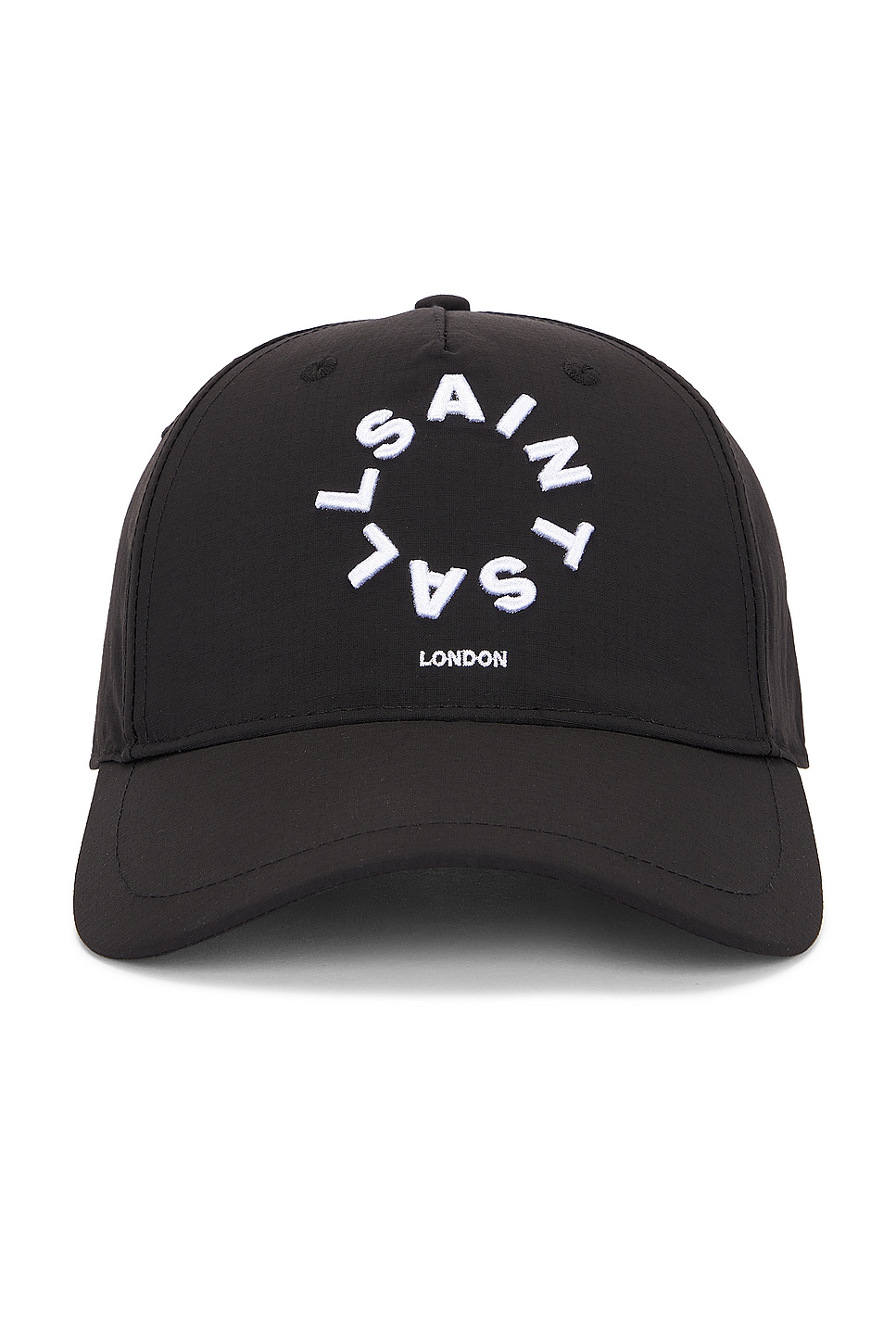 ALLSAINTS Circle Logo Ripstop Baseball Cap in Black | REVOLVE