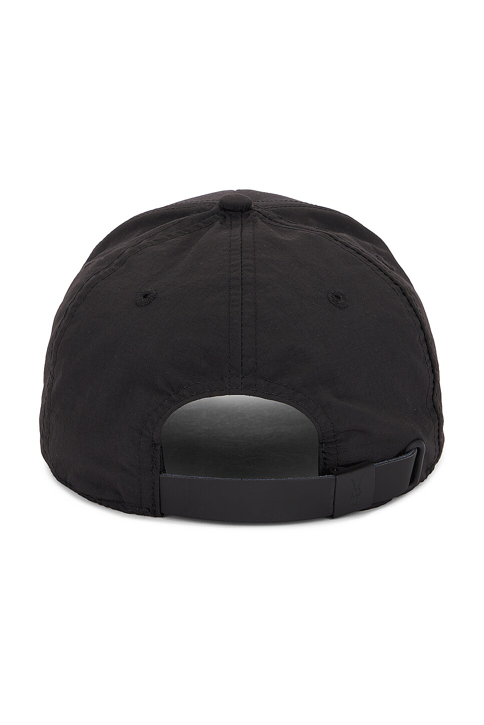 ALLSAINTS Circle Logo Ripstop Baseball Cap in Black | REVOLVE