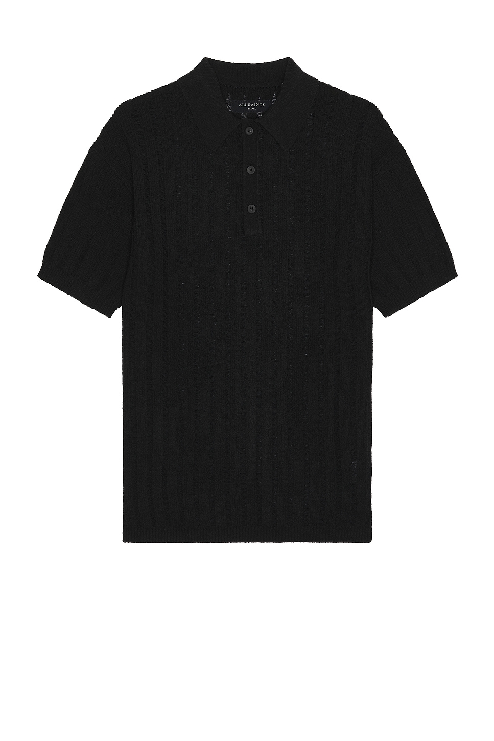ALLSAINTS Miller Polo in Black | REVOLVE