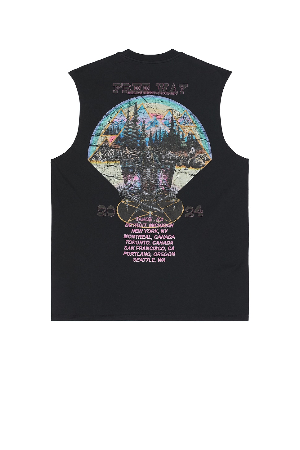 ALLSAINTS Cheech Tank in Washed Black | REVOLVE