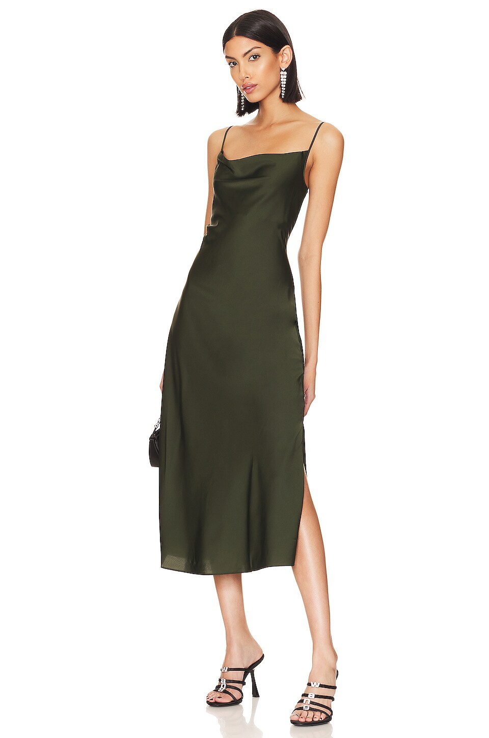 ALLSAINTS Hadley Dress in Forest Green | REVOLVE