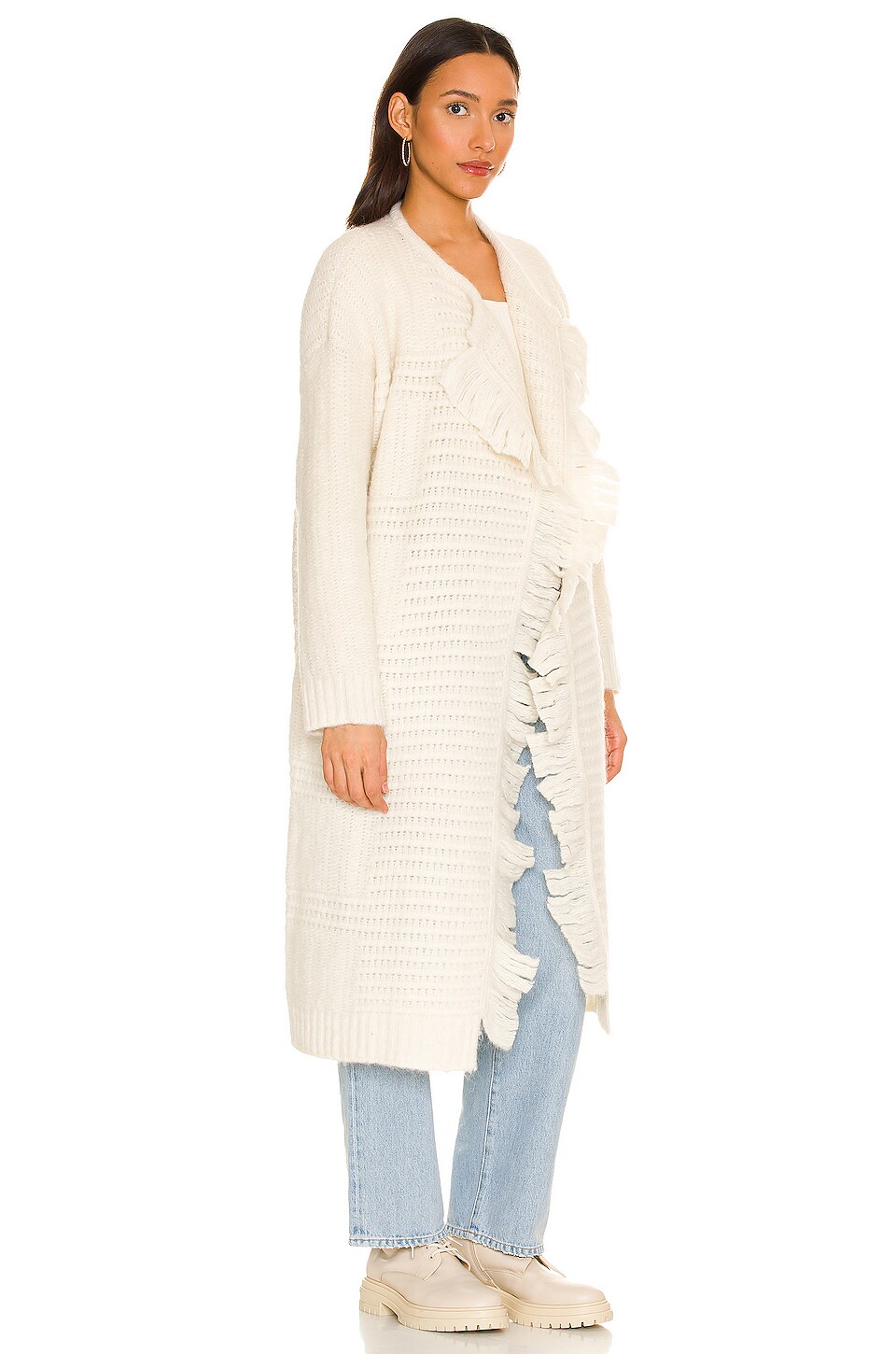 ALLSAINTS Selena Cardigan in Chalk White | REVOLVE