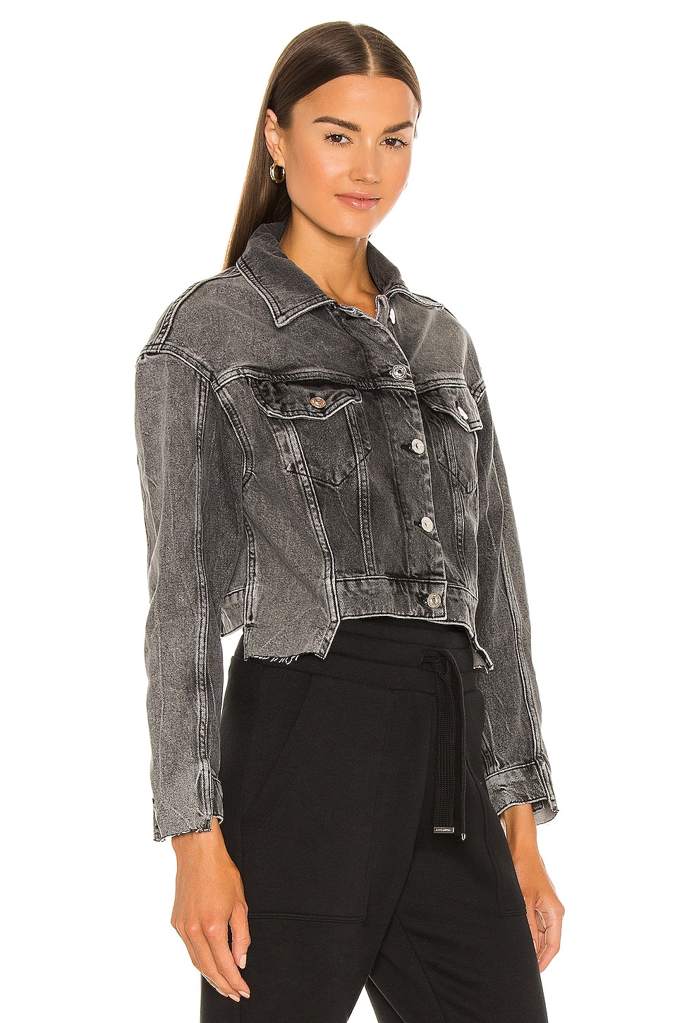 ALLSAINTS Two Tone Jacket in Washed Grey | REVOLVE