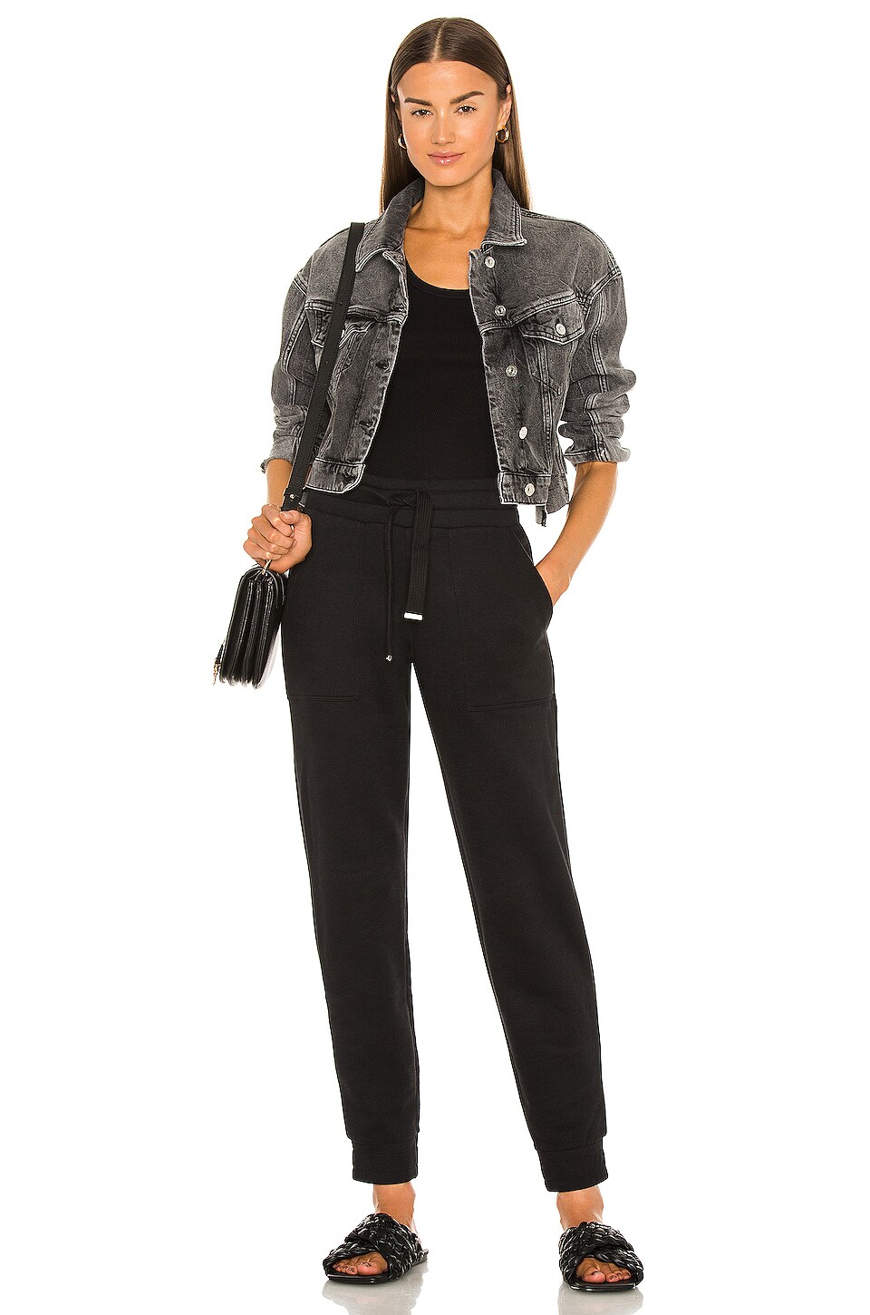 ALLSAINTS Two Tone Jacket in Washed Grey | REVOLVE