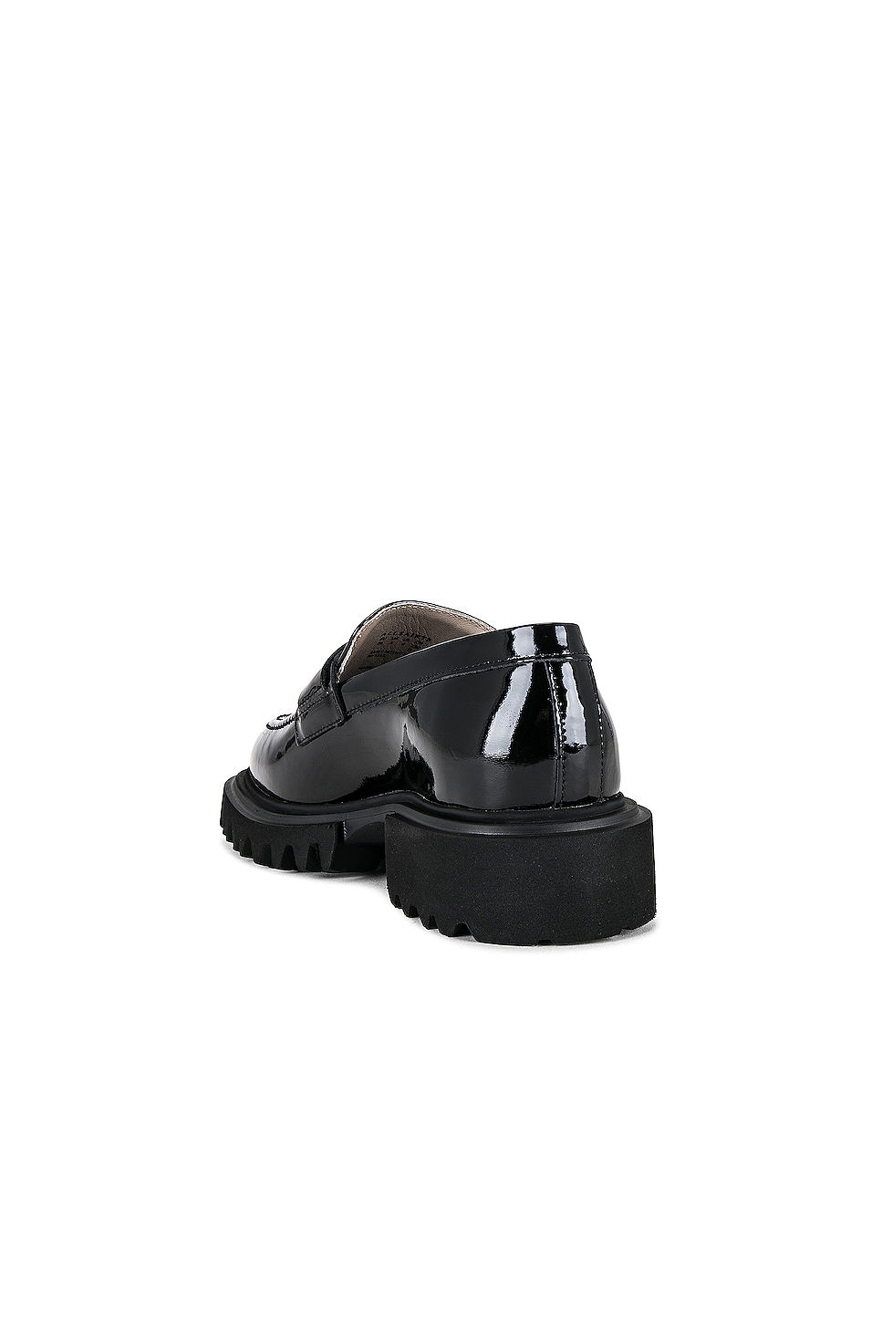 ALLSAINTS Emily Patent Loafer in Black | REVOLVE