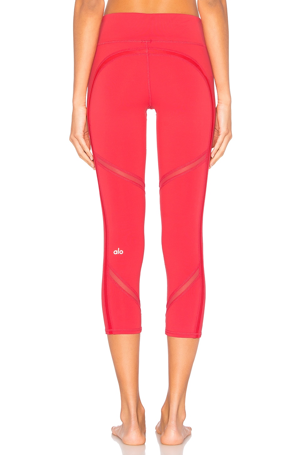 alo Continuity Capri in Rich Peony | REVOLVE