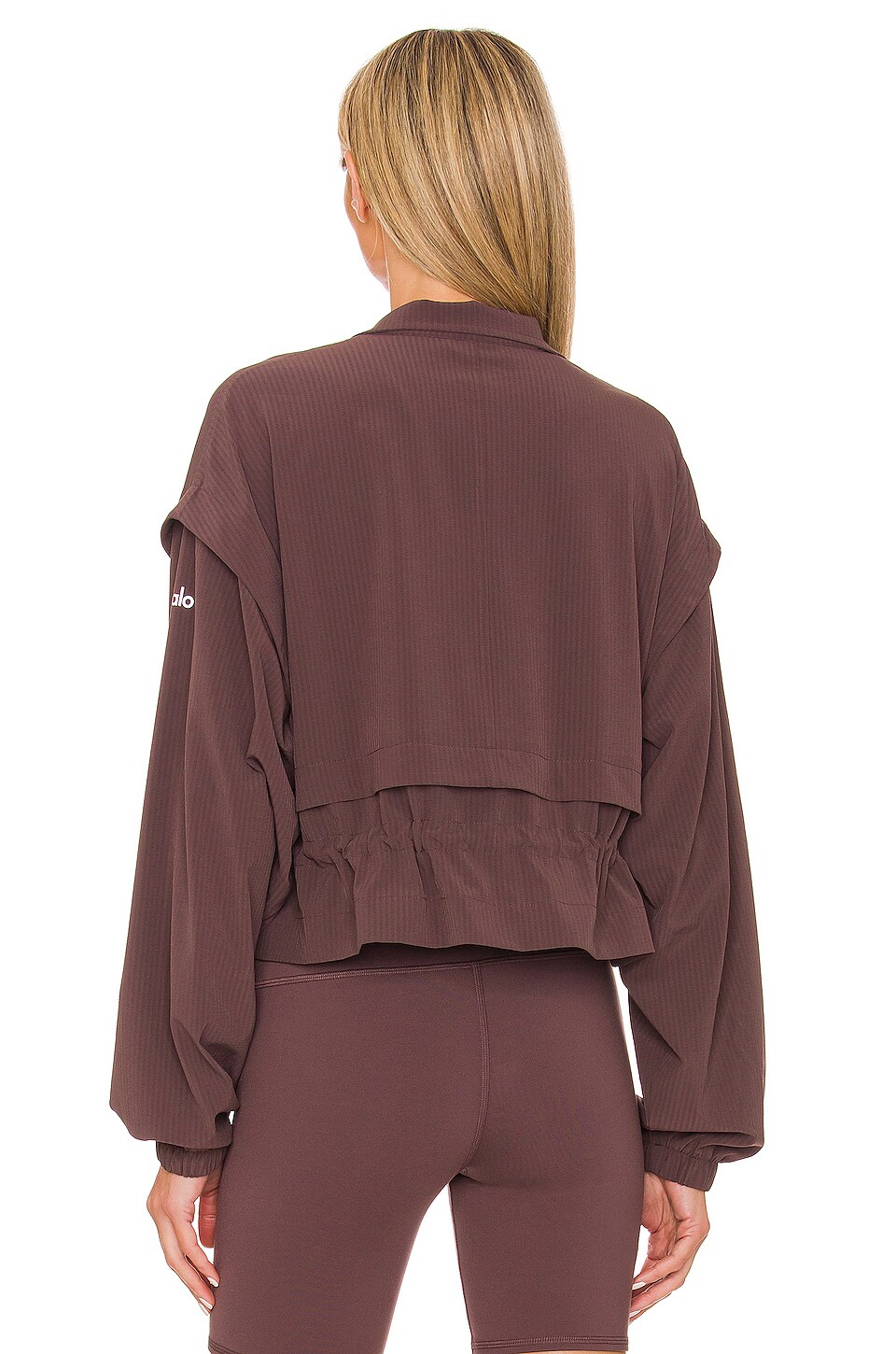 alo Ready Set Jacket in Raisin | REVOLVE