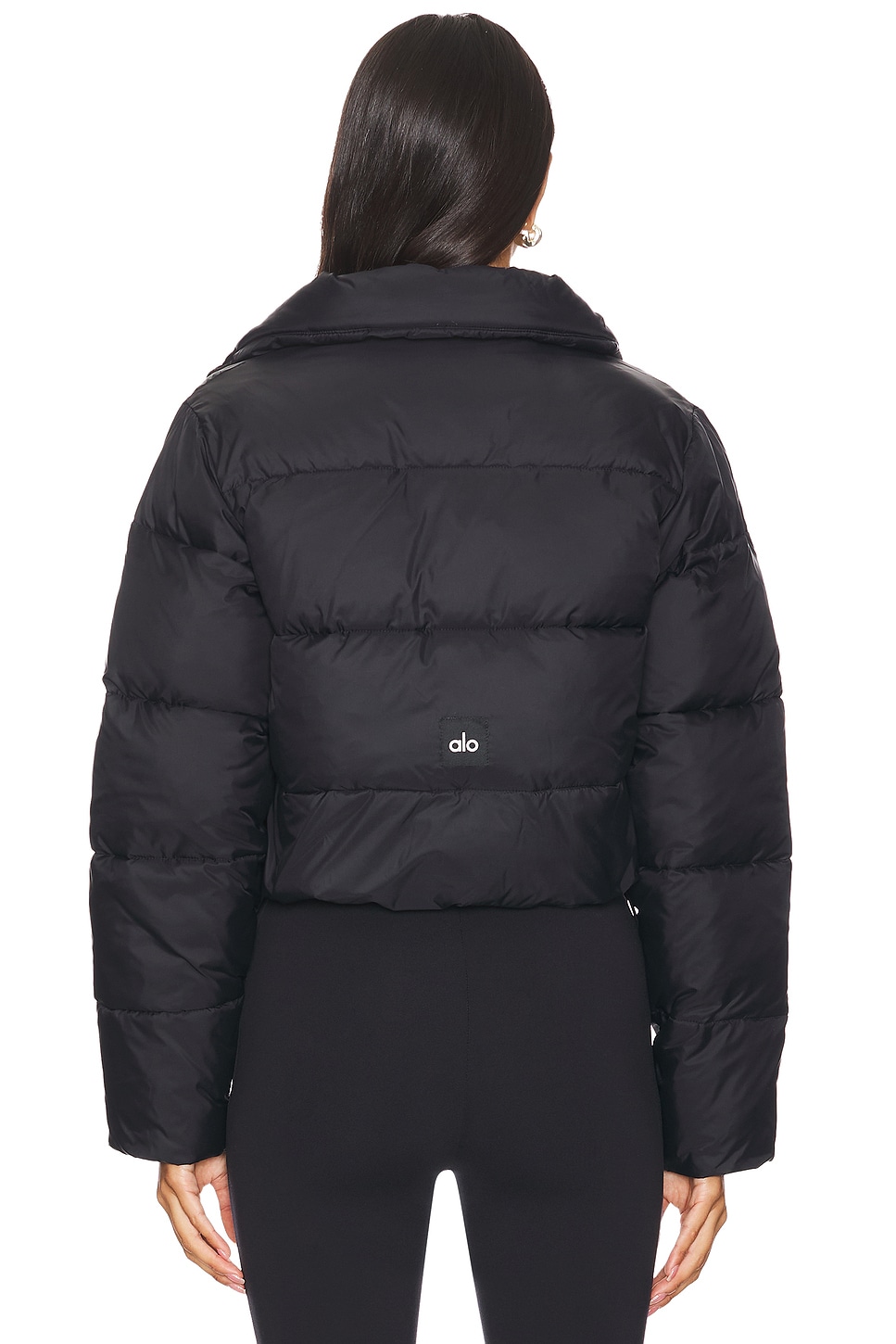 alo Gold Rush Puffer in Black | REVOLVE