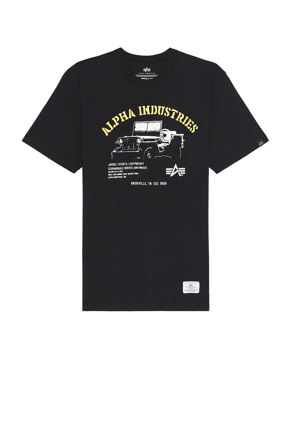 ALPHA INDUSTRIES Jeep Tee in Black | REVOLVE