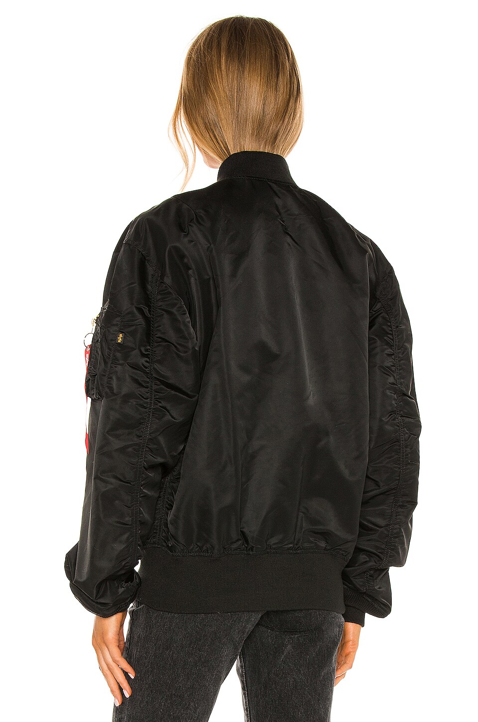 ALPHA INDUSTRIES L-2b Loose Flight Jacket in Black | REVOLVE