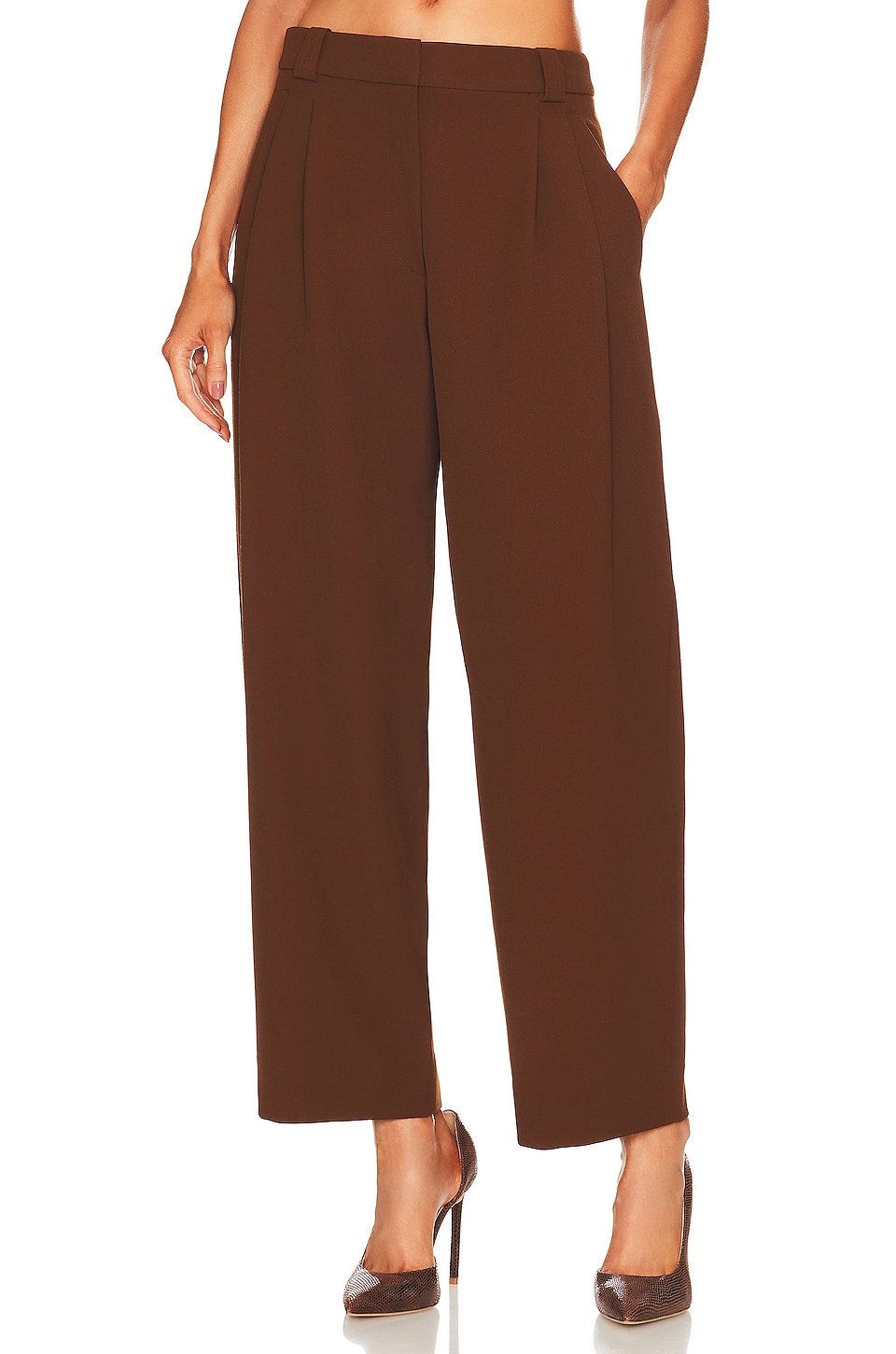A.L.C. Franklin Pant in Mocha | REVOLVE
