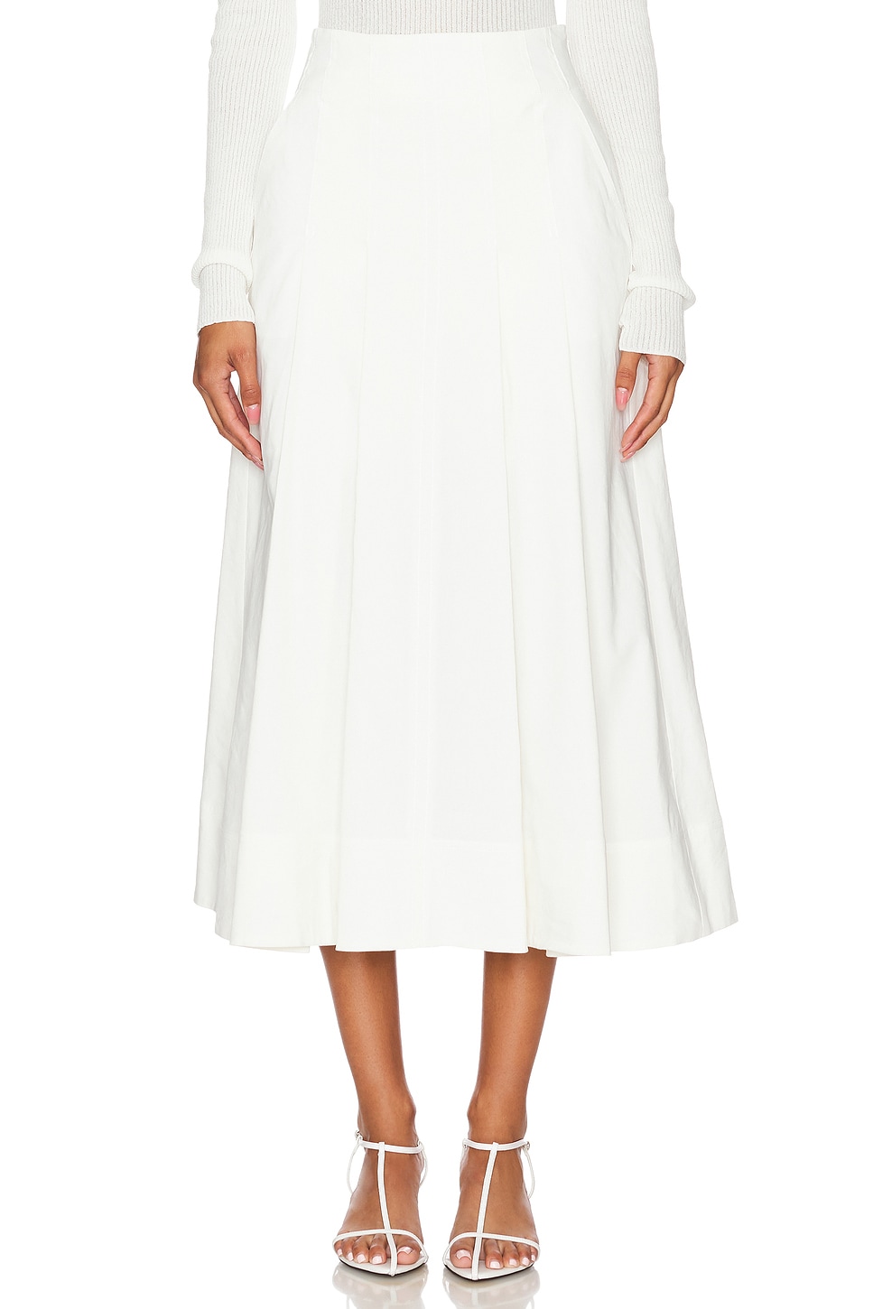 A.L.C. Eve Skirt in White | REVOLVE