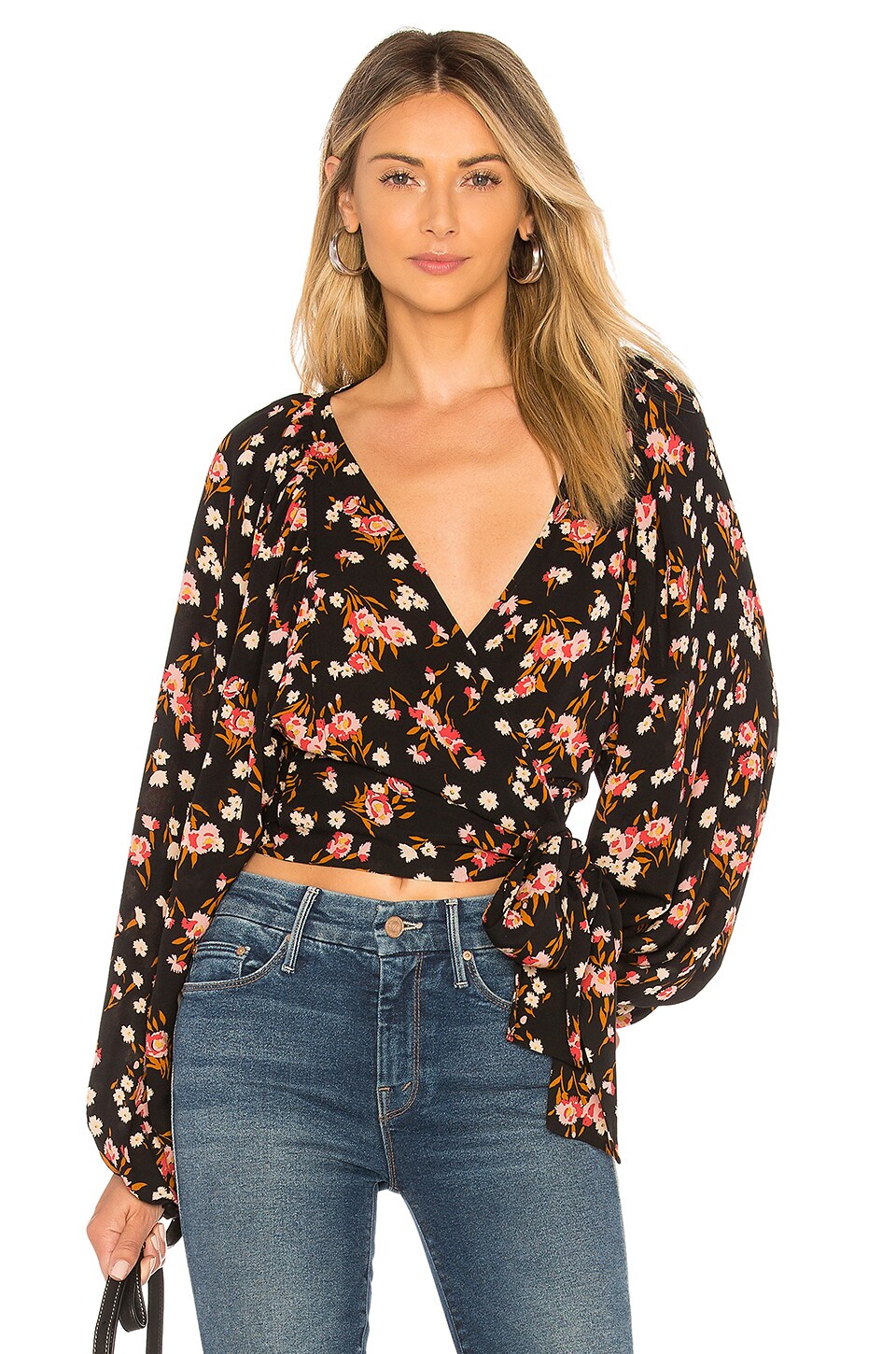 A.L.C. Carla Top in Black, Ginger & Pink | REVOLVE