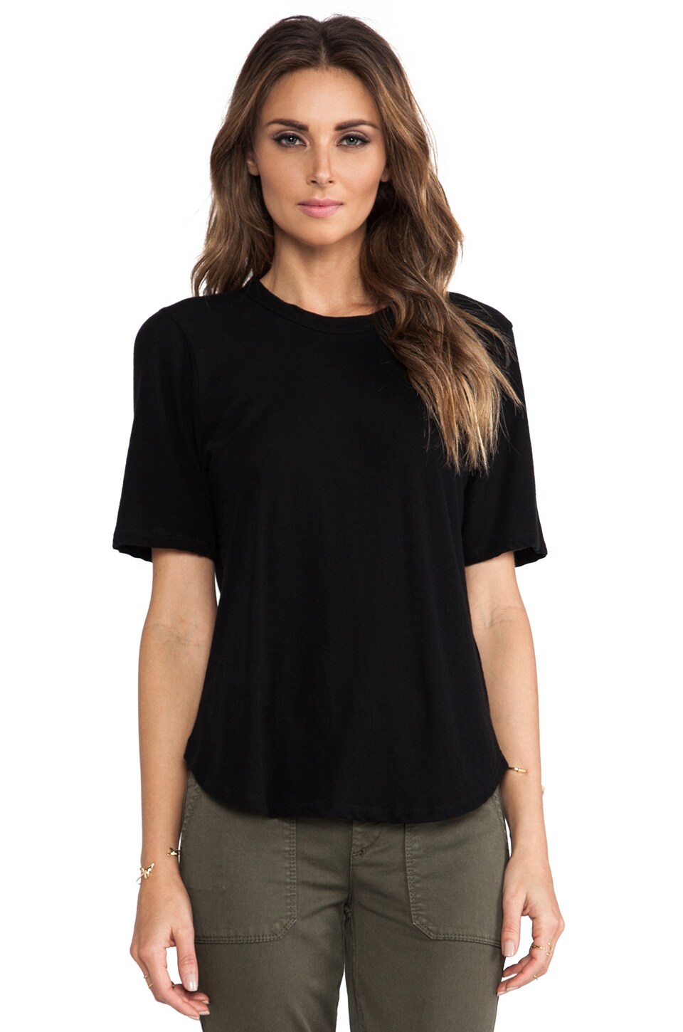 A.L.C. Erin Tee in Black | REVOLVE