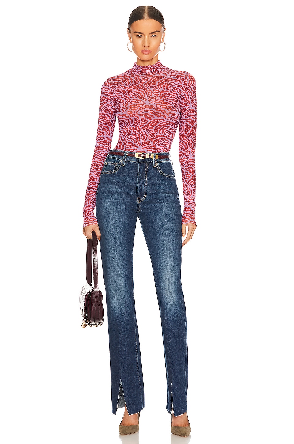 A.L.C. James Top in Deep Lilac & Spice | REVOLVE