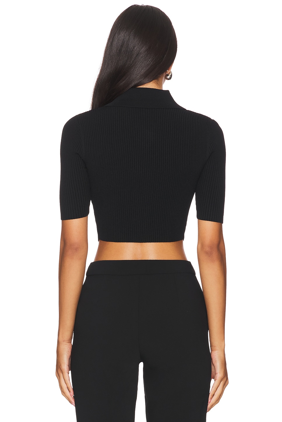 A.L.C. Cropped Atlas Top in Black | REVOLVE