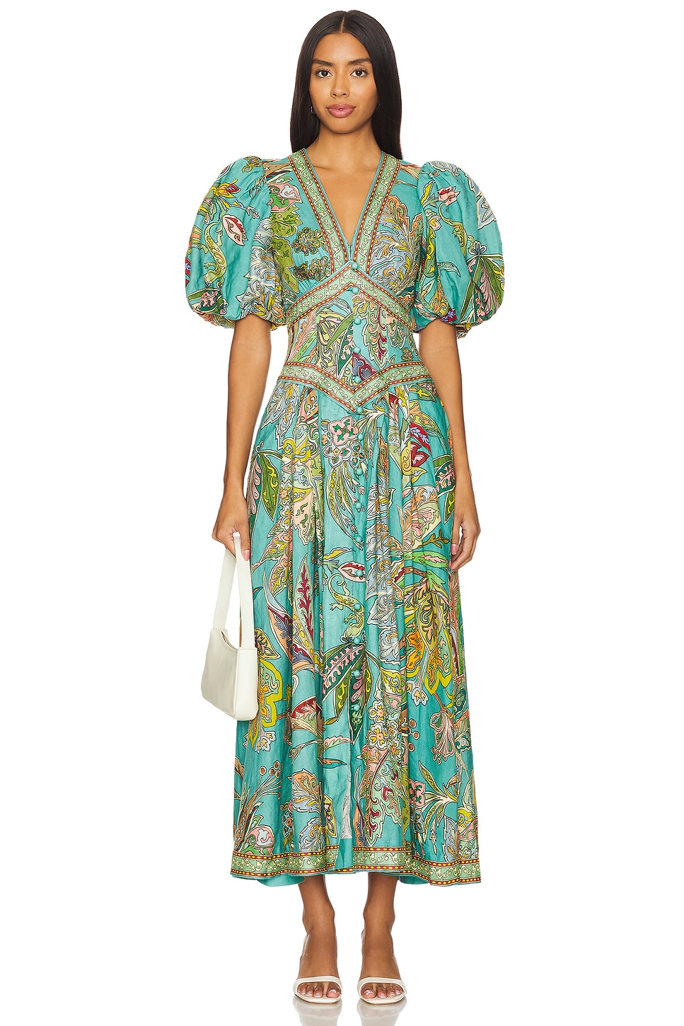 Alemais Franca Midi Dress in Blue | REVOLVE