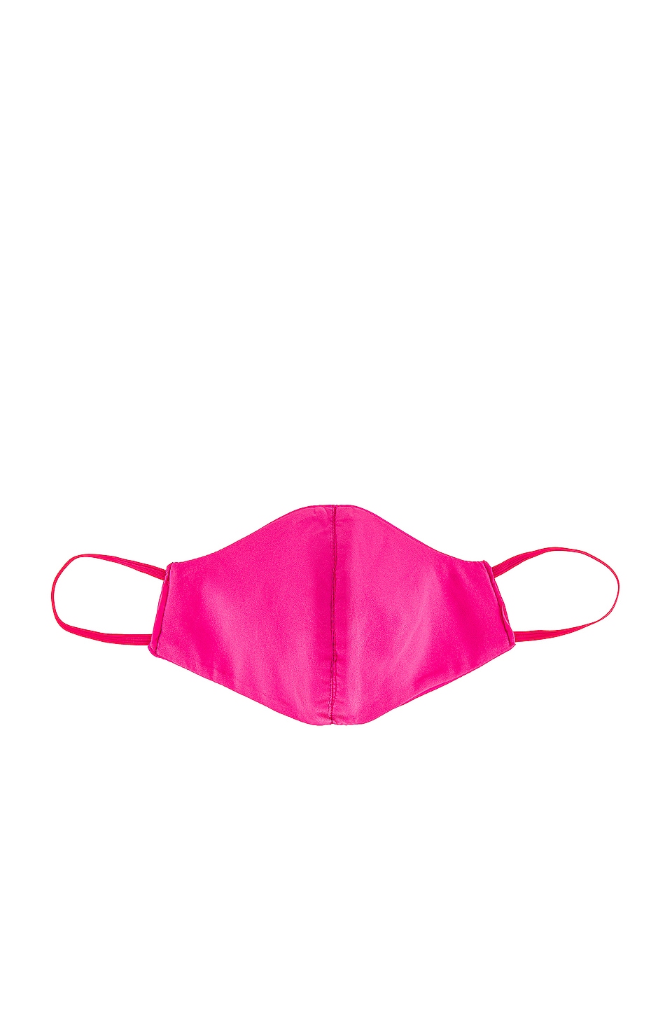 Amanda Uprichard Silk Face Mask in Hot Pink Light | REVOLVE