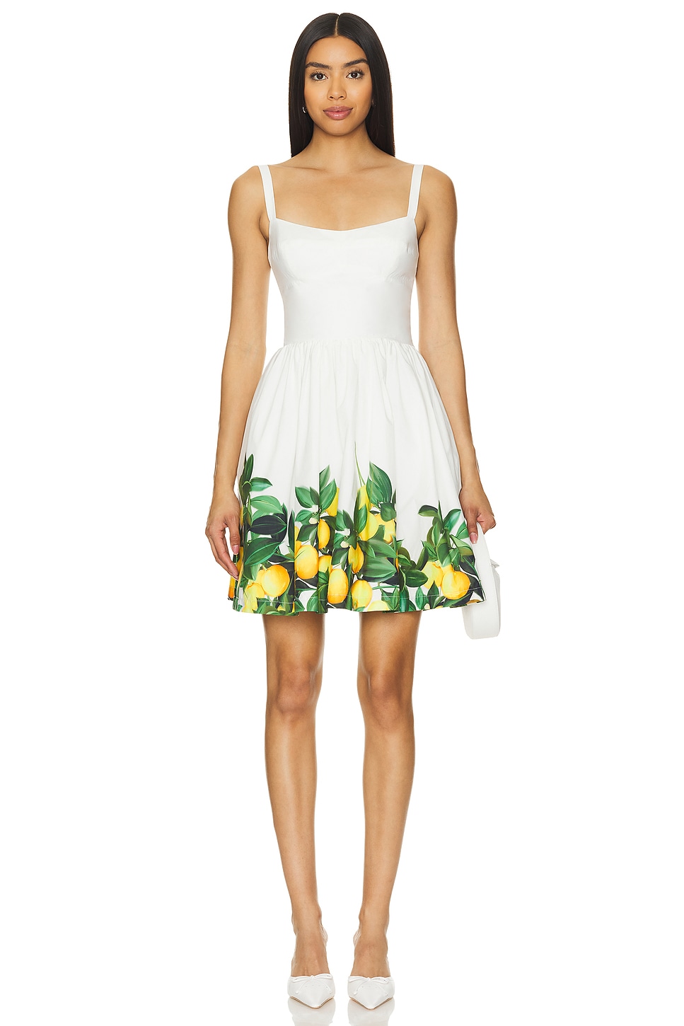 Amanda Uprichard Napoli Dress in Lemonhead | REVOLVE