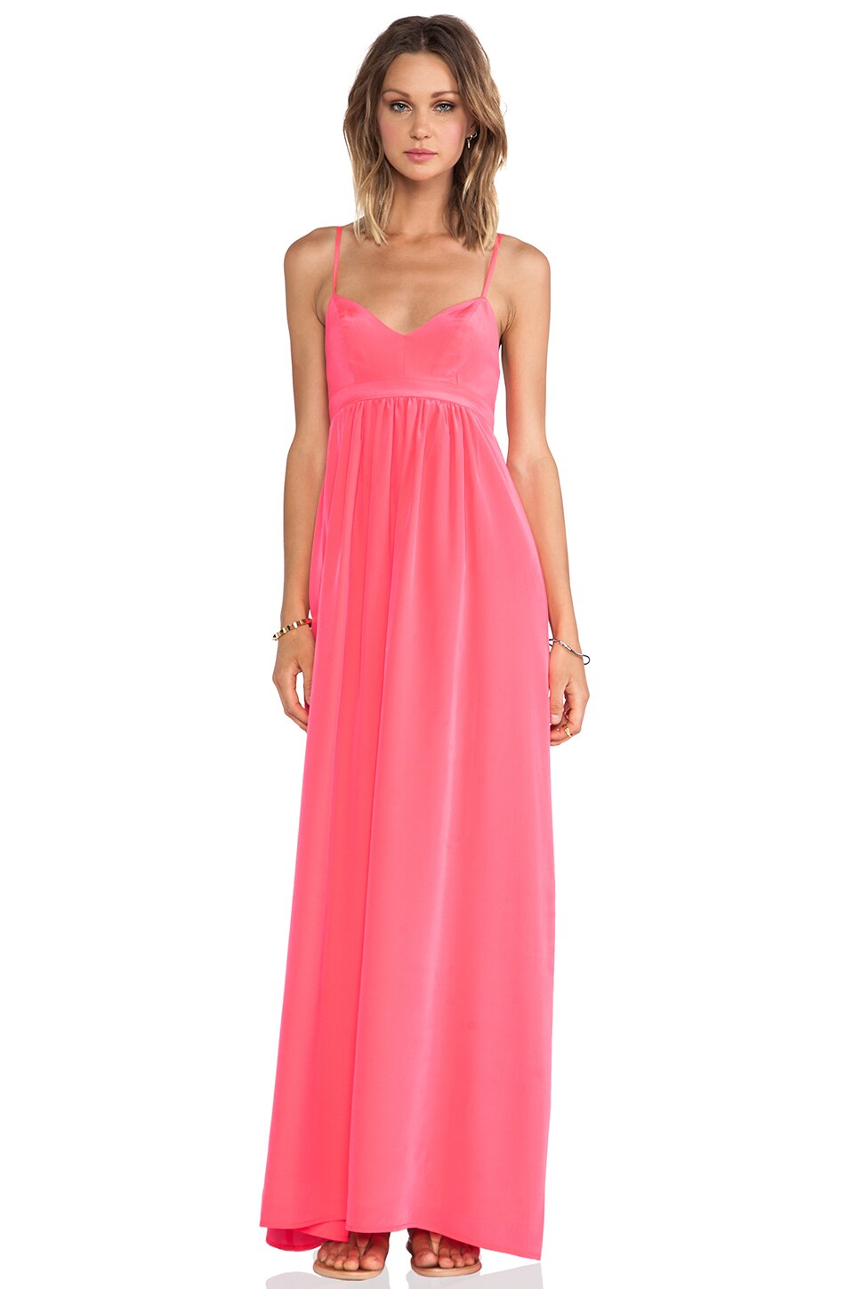Amanda Uprichard Maxi Gown in Electric Rouge | REVOLVE