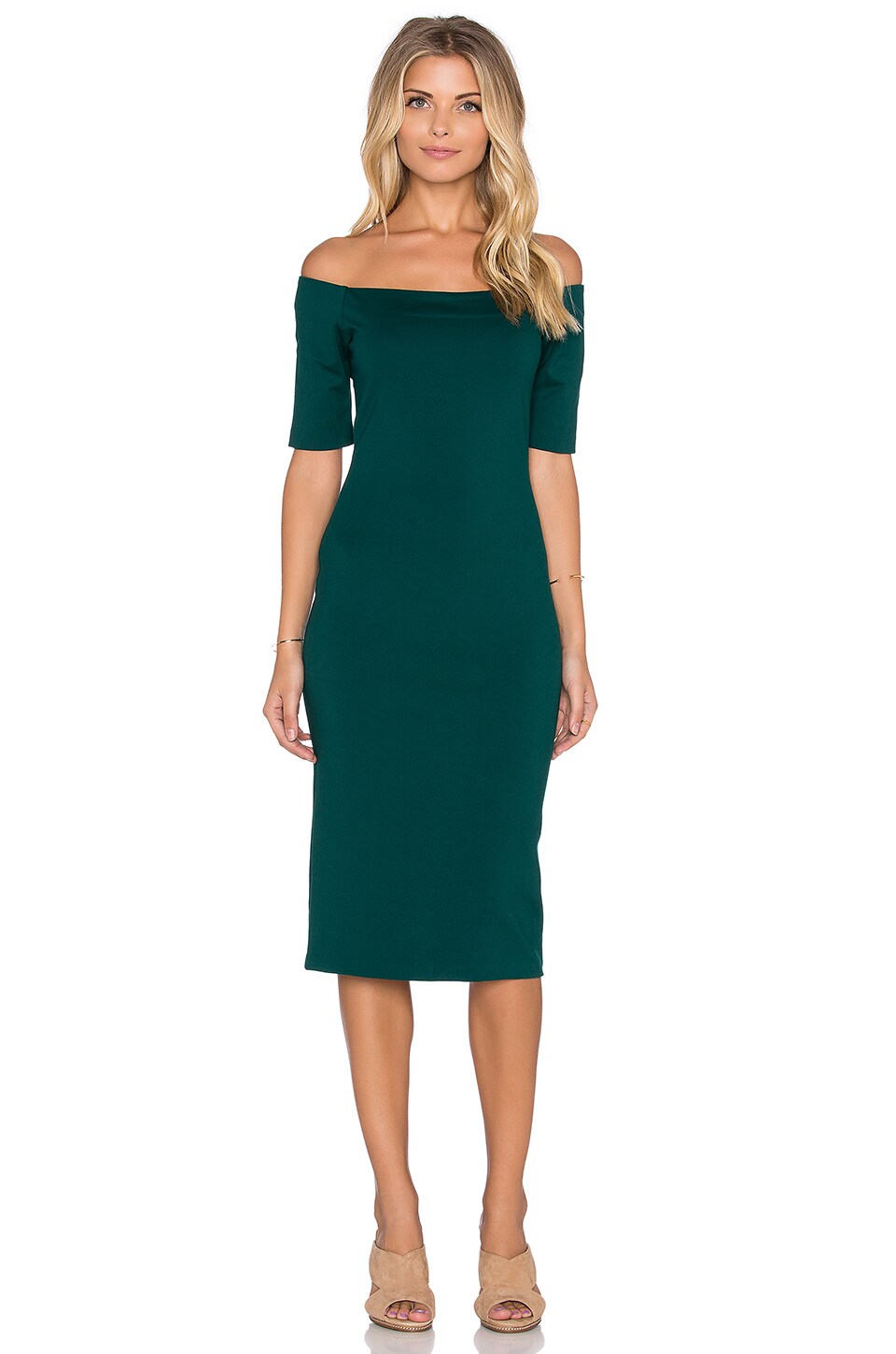Amanda Uprichard Electra Dress in Evergreen | REVOLVE