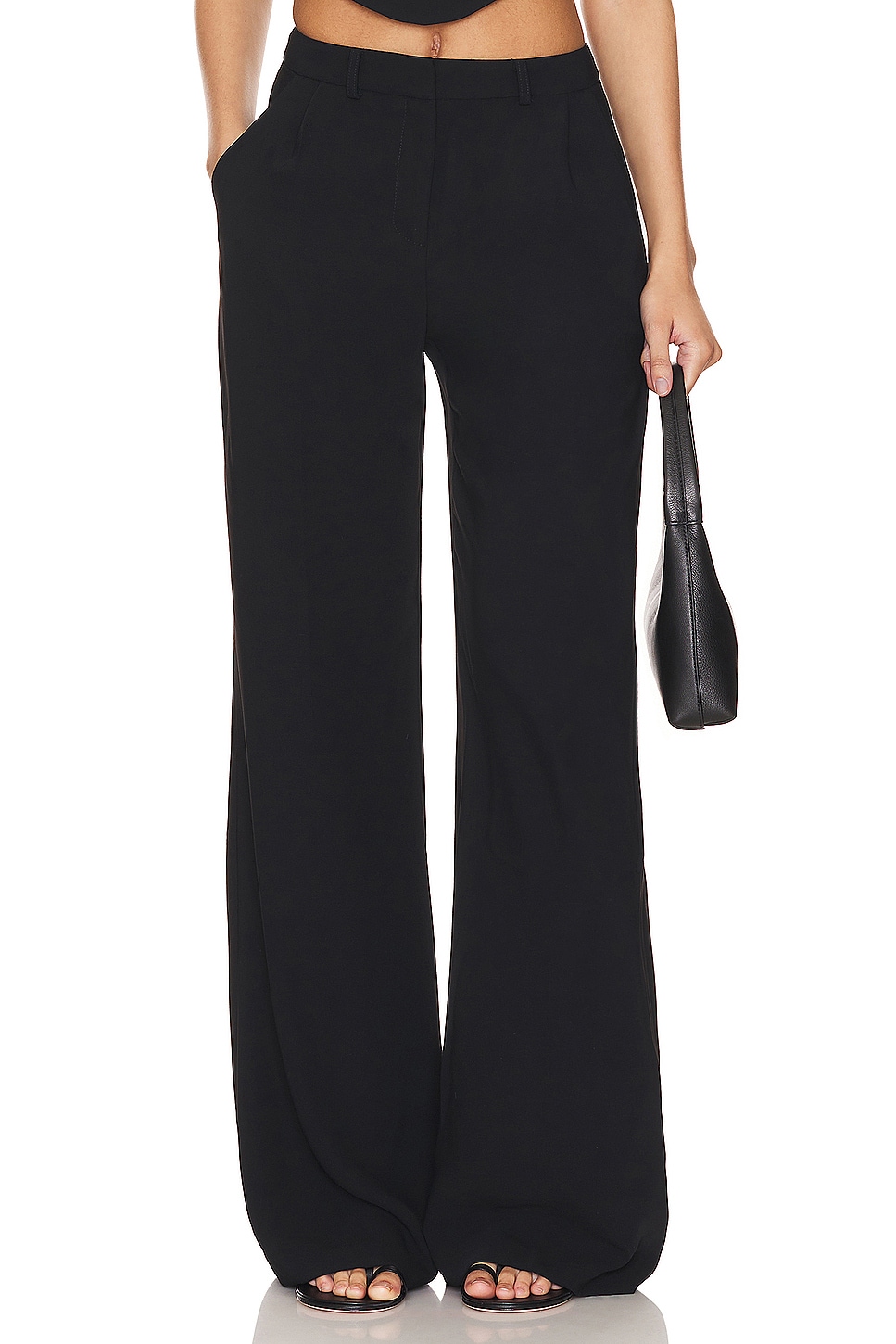 Amanda Uprichard x REVOLVE Slater Pants in Black | REVOLVE