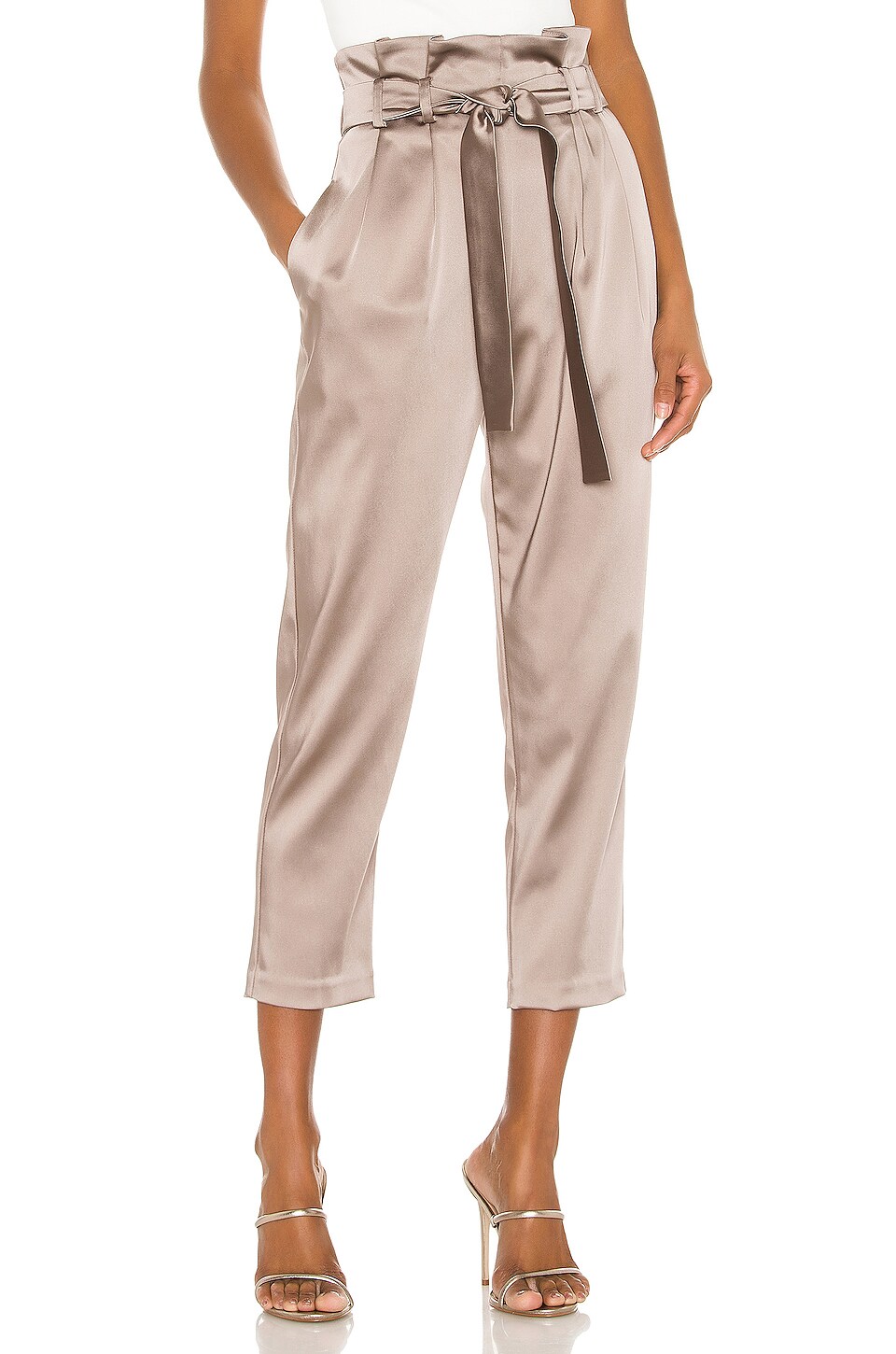 Amanda Uprichard X REVOLVE Tessi Pant in Mushroom | REVOLVE