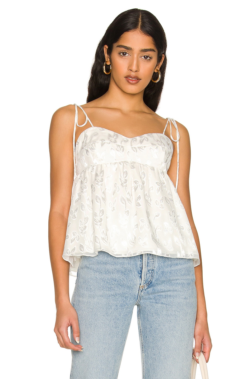 Amanda Uprichard x REVOLVE Cece Top in White Chanterelle | REVOLVE