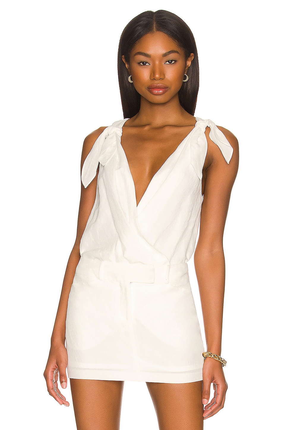 Amanda Uprichard Avari Bodysuit in White | REVOLVE