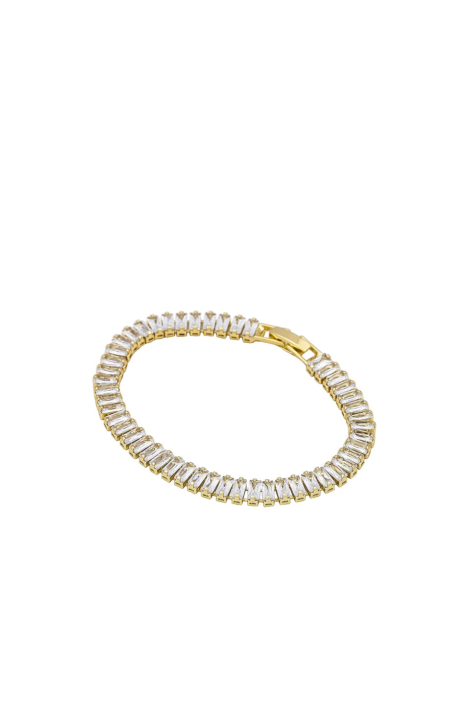 Amber Sceats x REVOLVE Rectangle Tennis Bracelet in Gold | REVOLVE