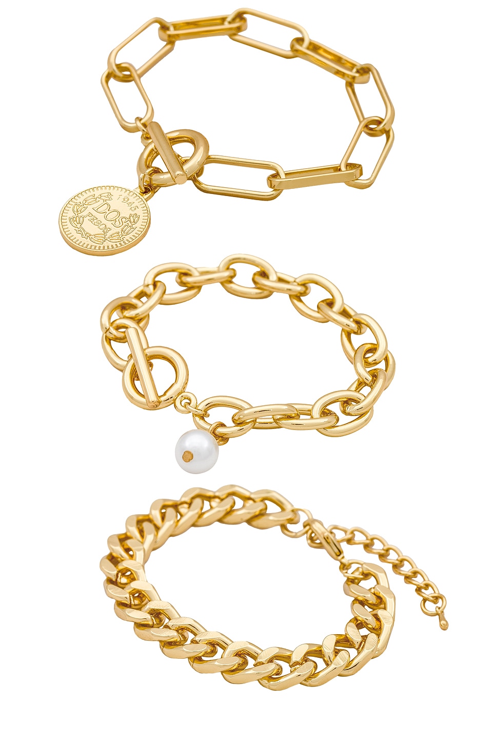 Amber Sceats x REVOLVE Lola Bracelet Set in Gold | REVOLVE