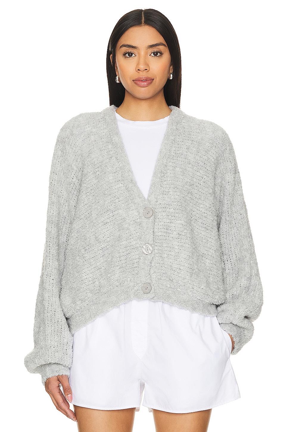 American Vintage Zolly Cardigan in Gris Chine | REVOLVE