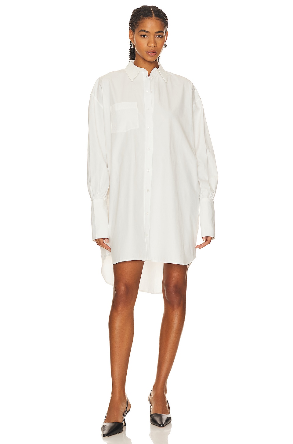 ANINE BING Maxine Dress in White | REVOLVE