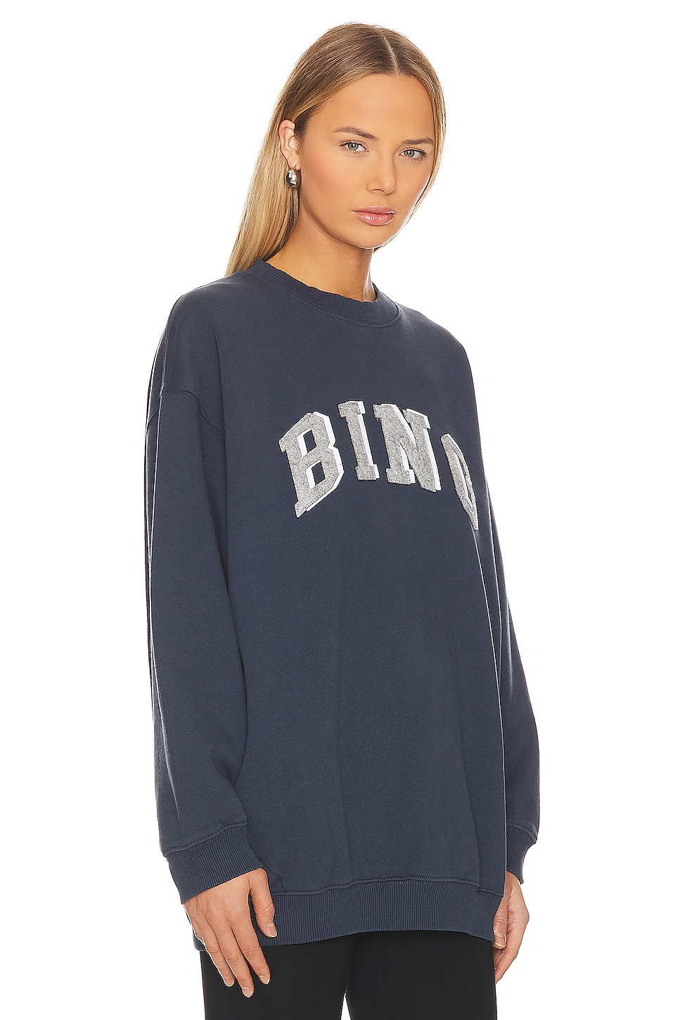 ANINE BING Tyler Bing Sweatshirt in Navy | REVOLVE