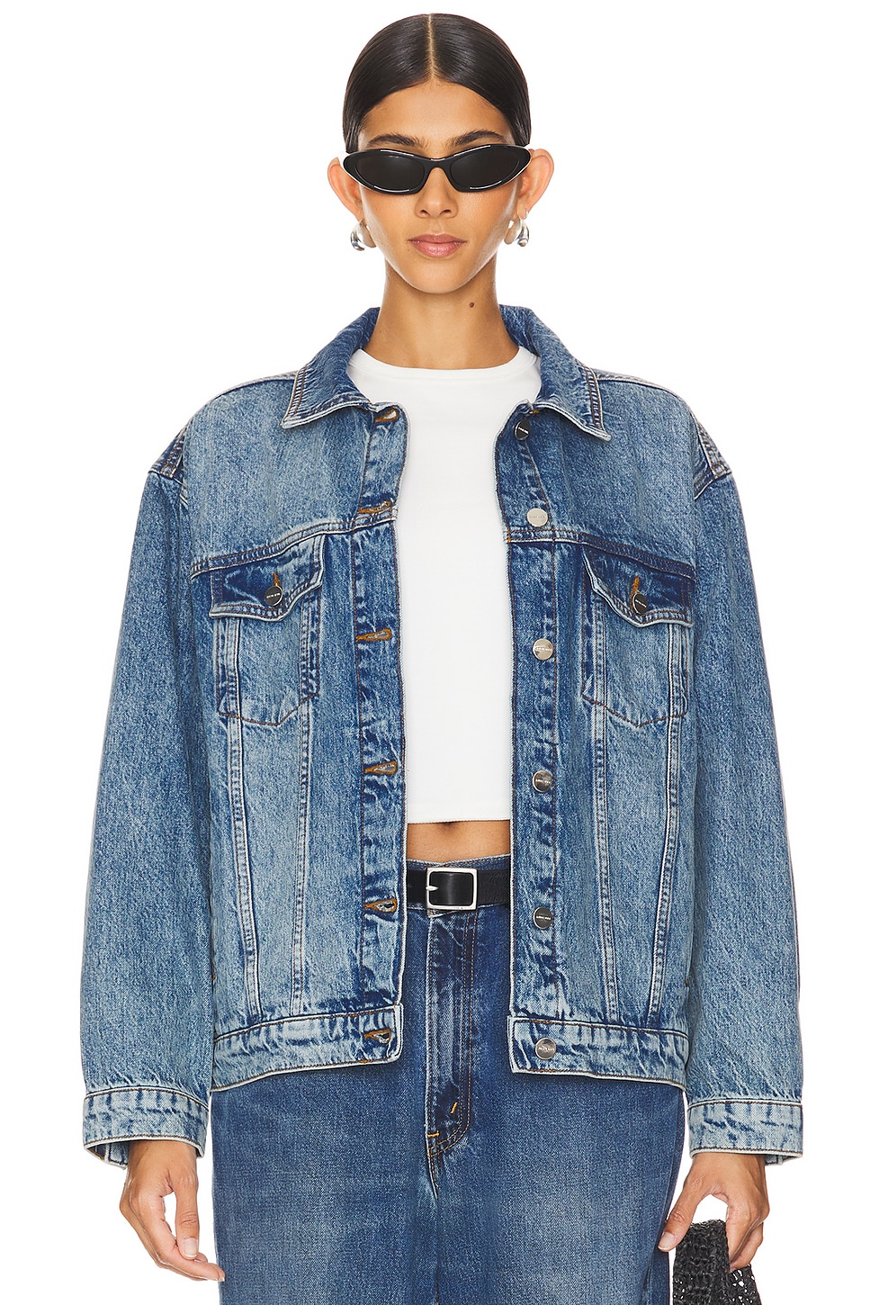 ANINE BING Rory Jacket in Vintage Indigo | REVOLVE
