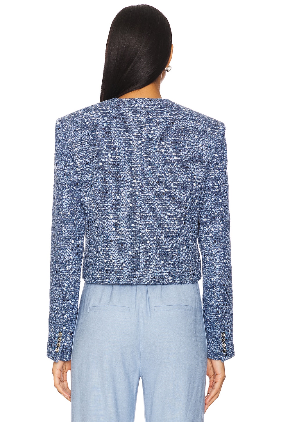 ANINE BING Amber Jacket in Blue | REVOLVE