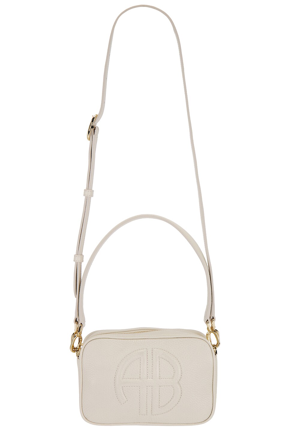ANINE BING Lili Bag in Sand Pebbled | REVOLVE