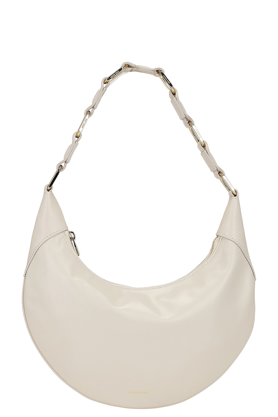 ANINE BING Kate Hobo Bag in Bone | REVOLVE