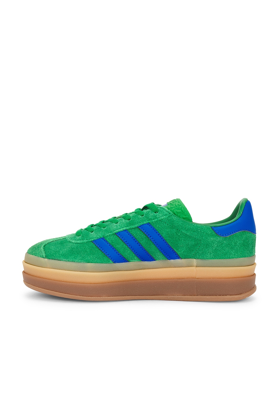 adidas Originals Gazelle Bold Sneaker in Green & Blue | REVOLVE