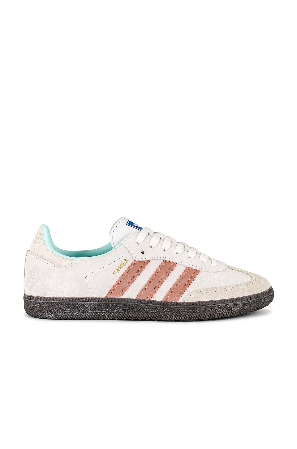 adidas Originals Samba OG Sneaker in Crystal White, Clay Strata, & Gum ...