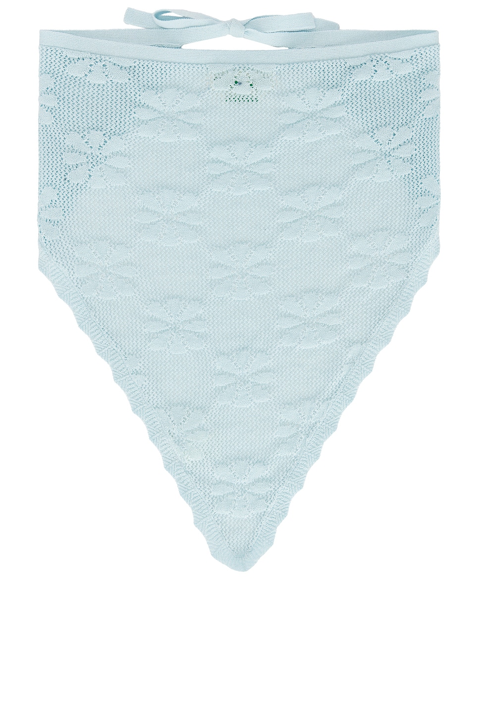 ASTA RESORT Bruna Crochet Bandana in Sky Blue | REVOLVE