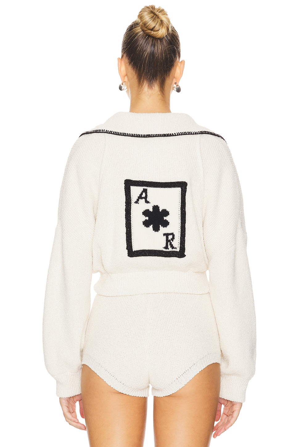 ASTA RESORT x REVOLVE Cara Knitted Jacket in Ivory | REVOLVE