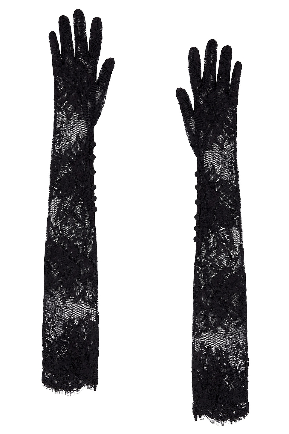Aniye Records Arleth Glove in Black & Nude | REVOLVE