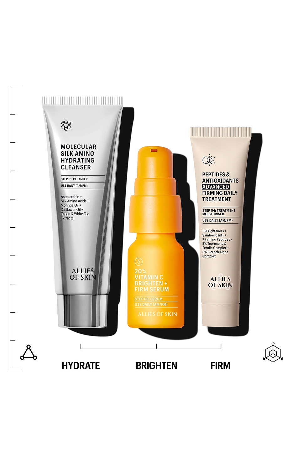 Allies of Skin Daily Firming Trio Skincare Kit | REVOLVE