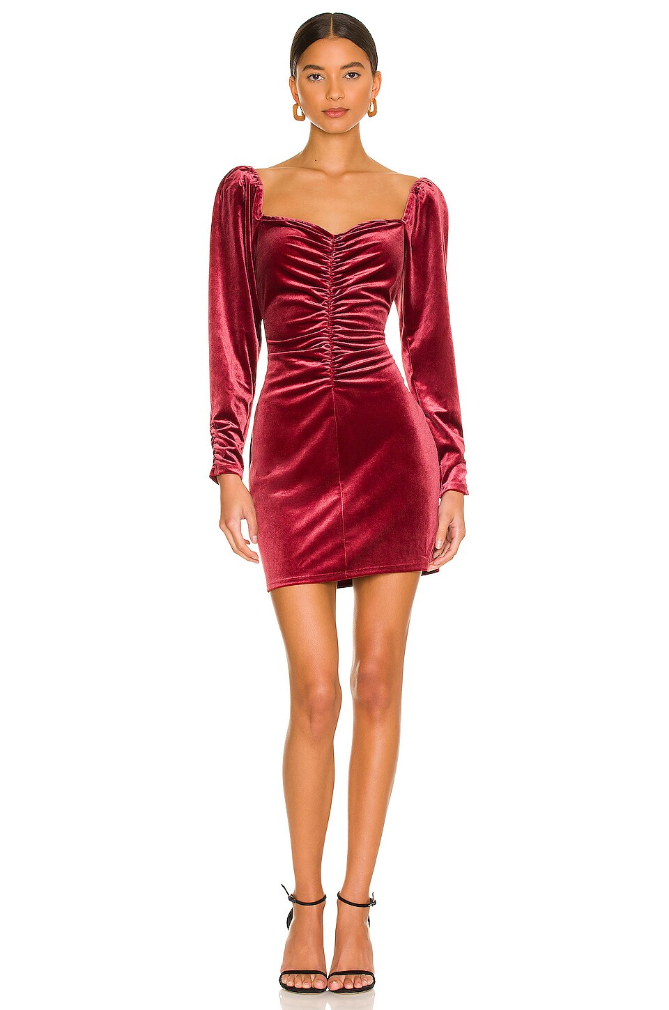 ASTR the Label Ellsmere Dress in Cranberry | REVOLVE